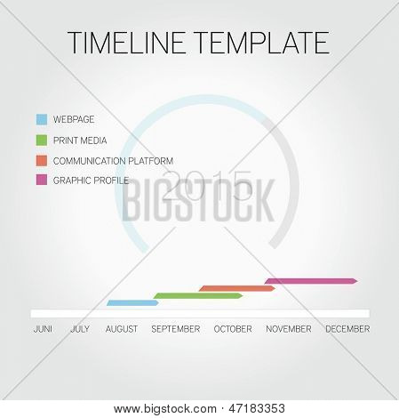 Editable Timeline Vector & Photo (Free Trial) | Bigstock
