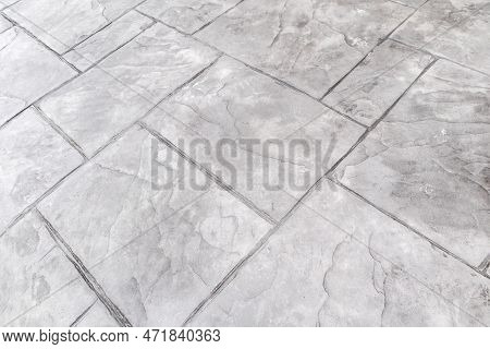 Stamp Concrete Floor Image & Photo (Free Trial) | Bigstock