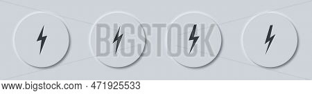 Set Lightning Bolt Image & Photo (Free Trial) | Bigstock