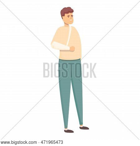 Smashed Hand Cartoon