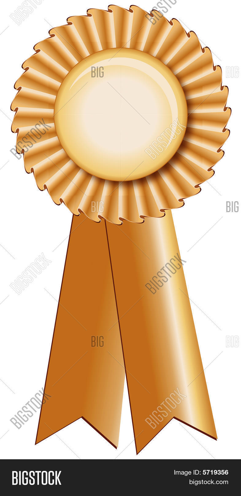 Gold Prize Ribbon Vector & Photo (Free Trial) | Bigstock