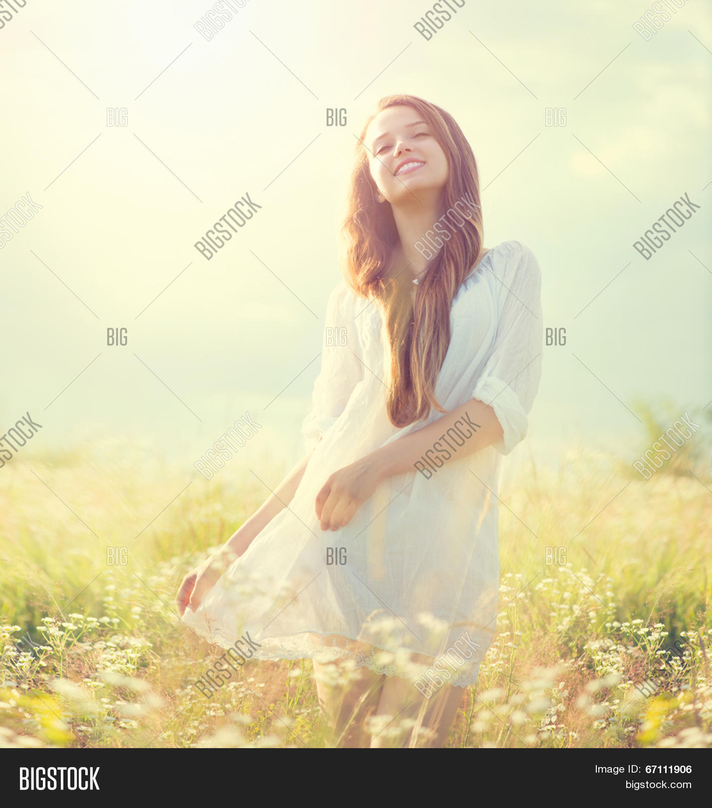 Beauty Summer Girl Image & Photo (Free Trial) | Bigstock
