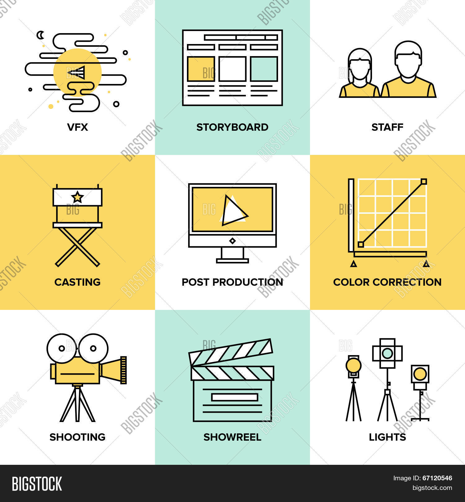 Films Post Production Vector & Photo (Free Trial) | Bigstock