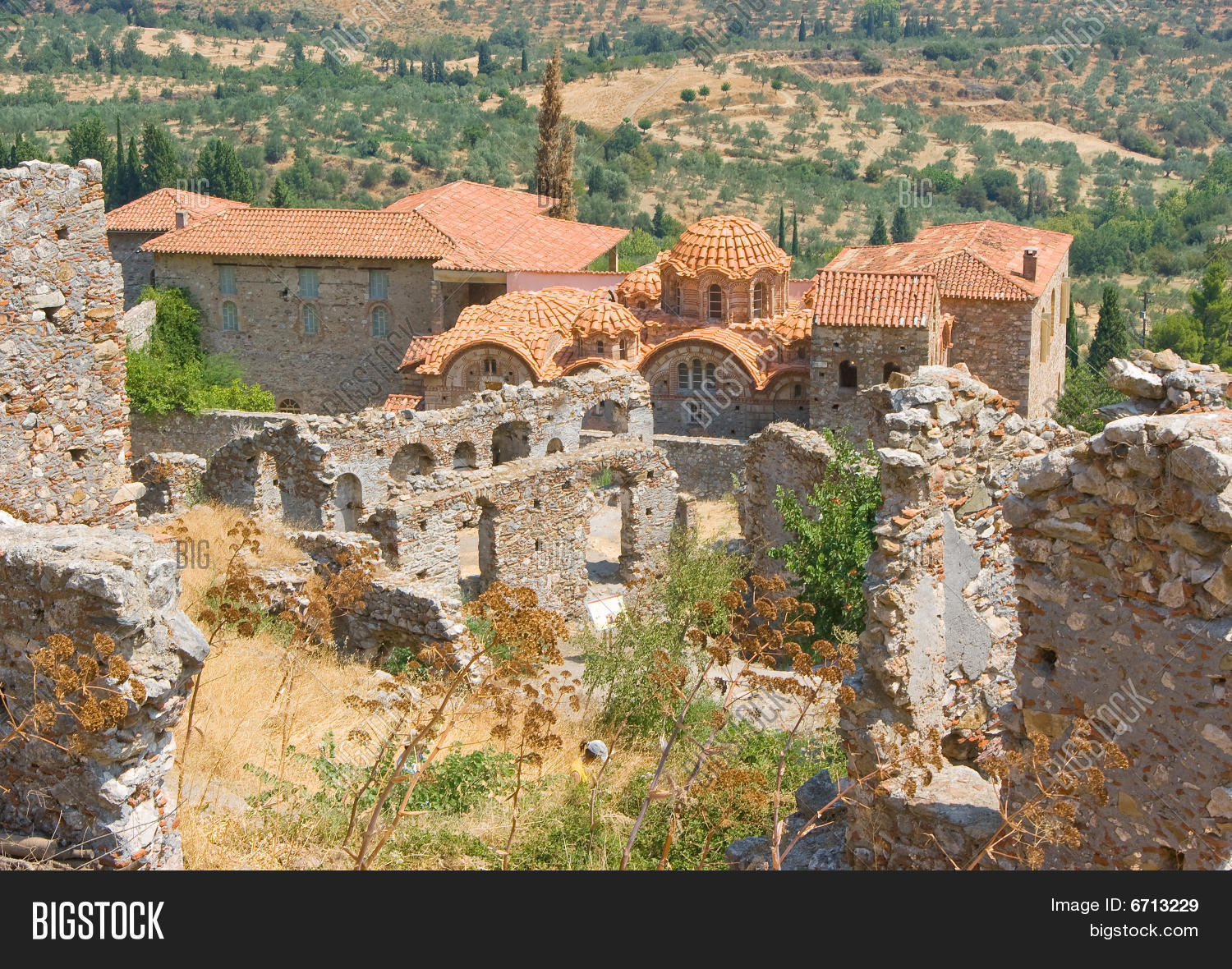 Mystras Greece Image & Photo (Free Trial) | Bigstock