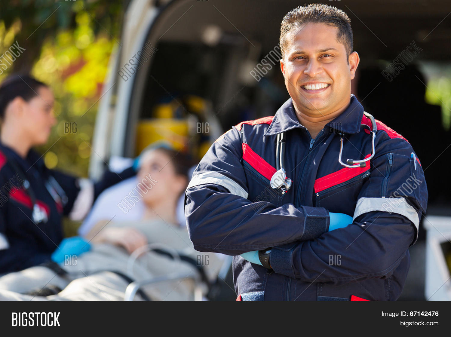 Handsome Paramedic Image & Photo (Free Trial) | Bigstock