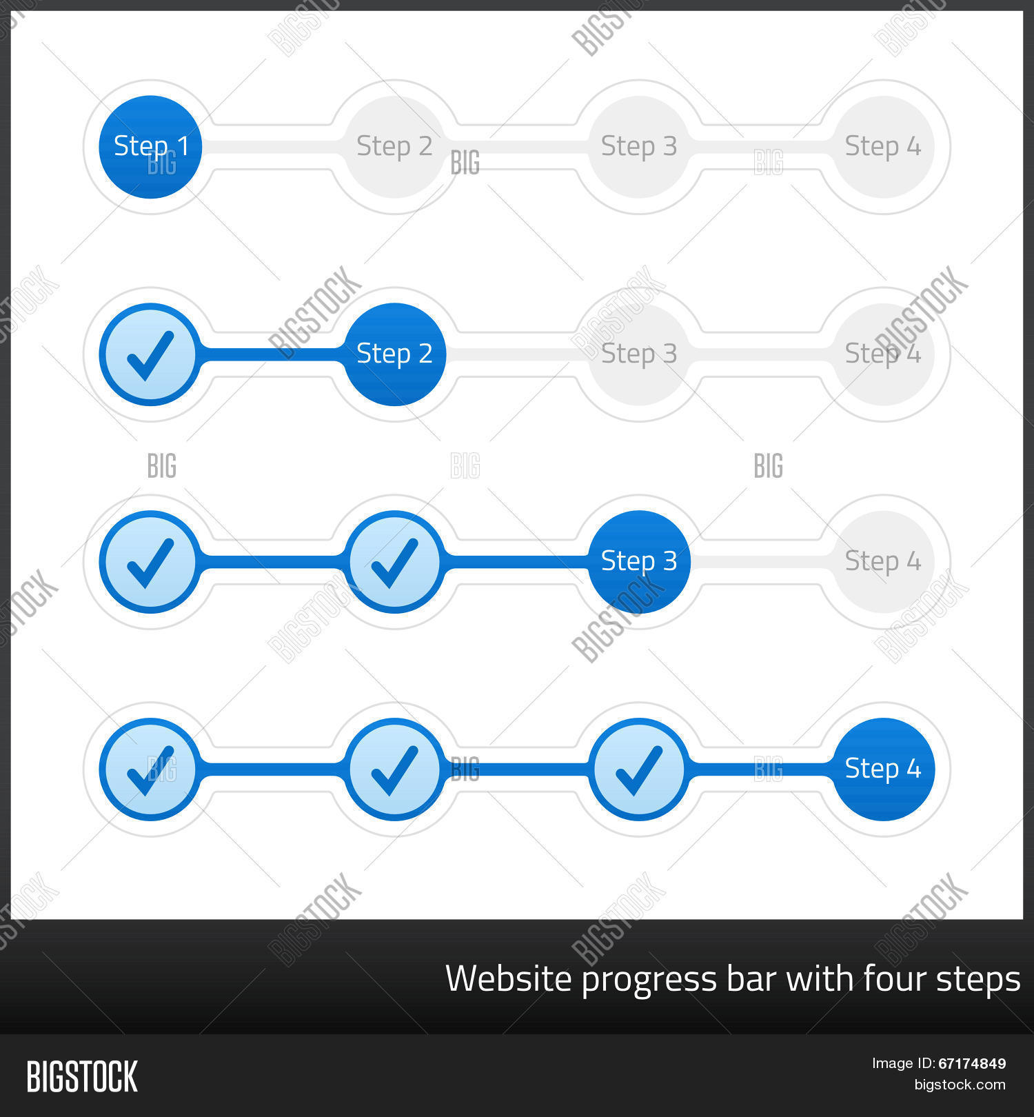 Website Progress Bar Vector & Photo (Free Trial) | Bigstock