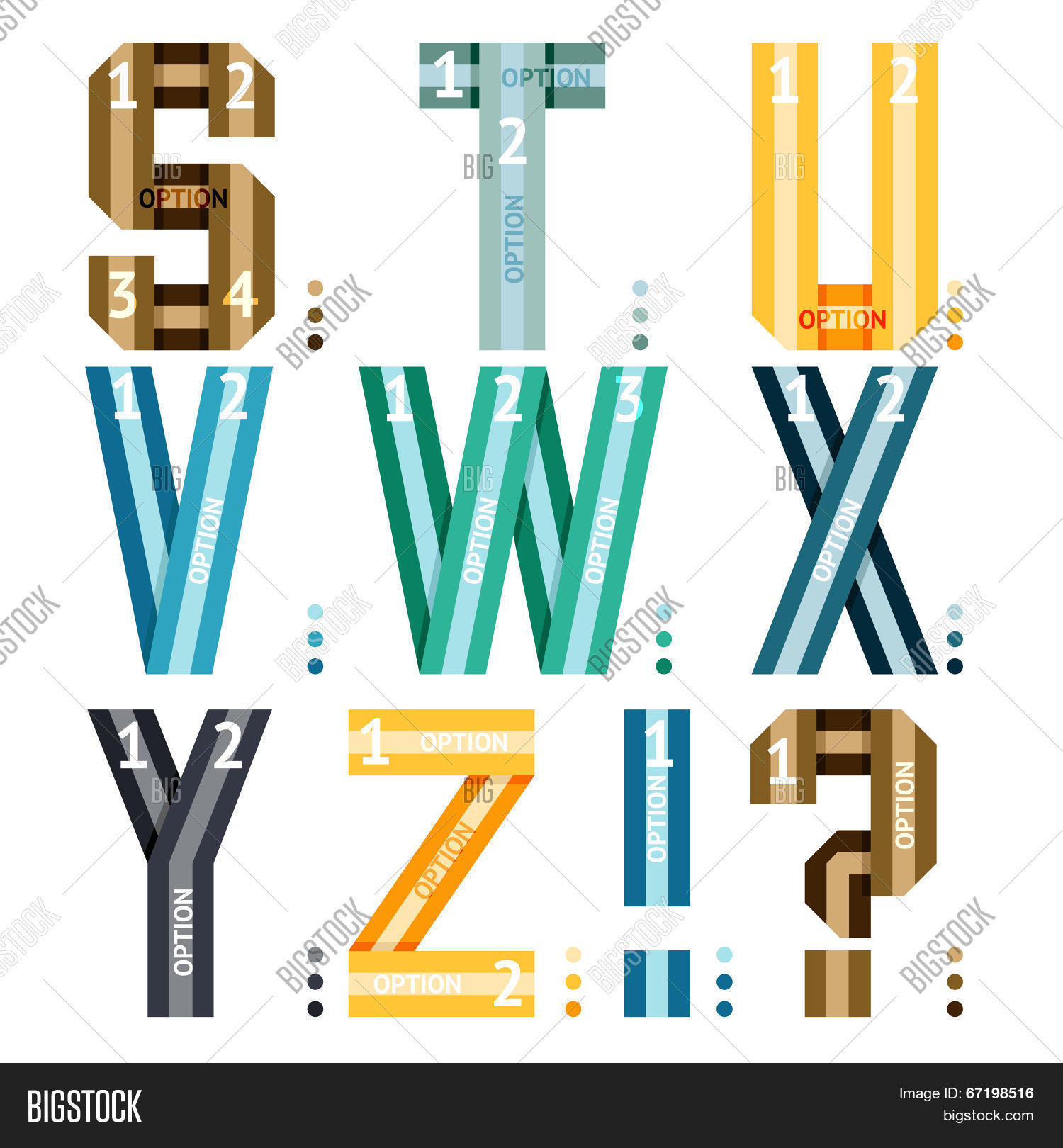 Alphabet Letters Vector & Photo (Free Trial) | Bigstock