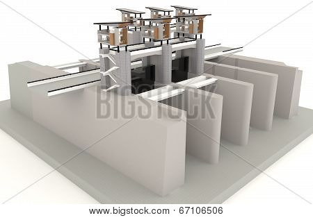 3D Water Gate Design Image & Photo (Free Trial) | Bigstock