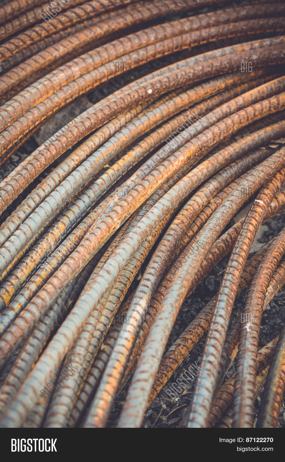 Steel Rods Bars Used Image & Photo (Free Trial) | Bigstock