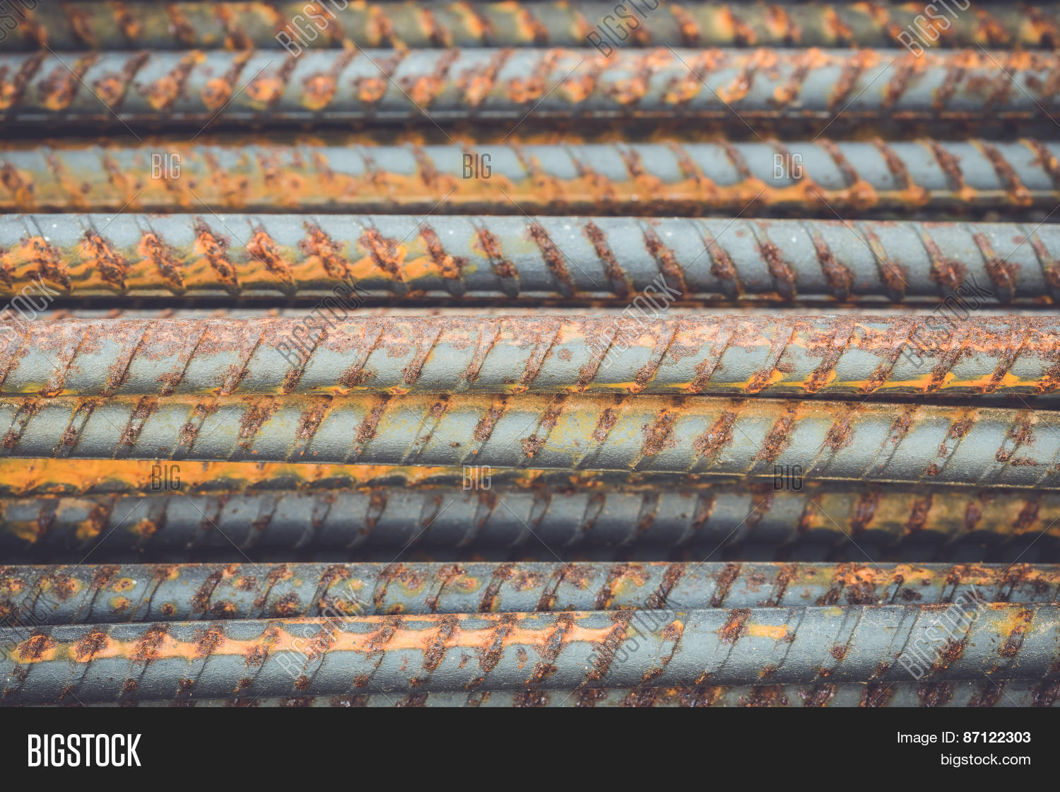 Steel Rods Bars Used Image & Photo (Free Trial) | Bigstock