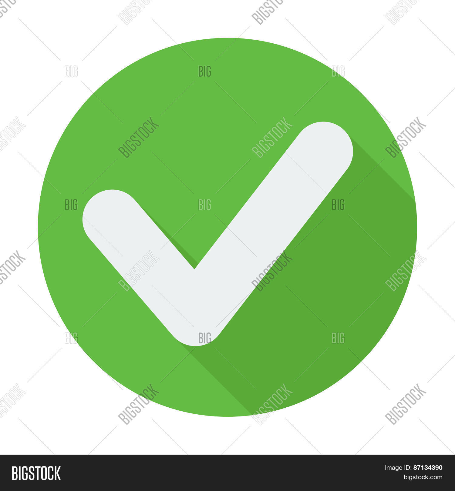 Single Check Mark Vector & Photo (Free Trial) | Bigstock
