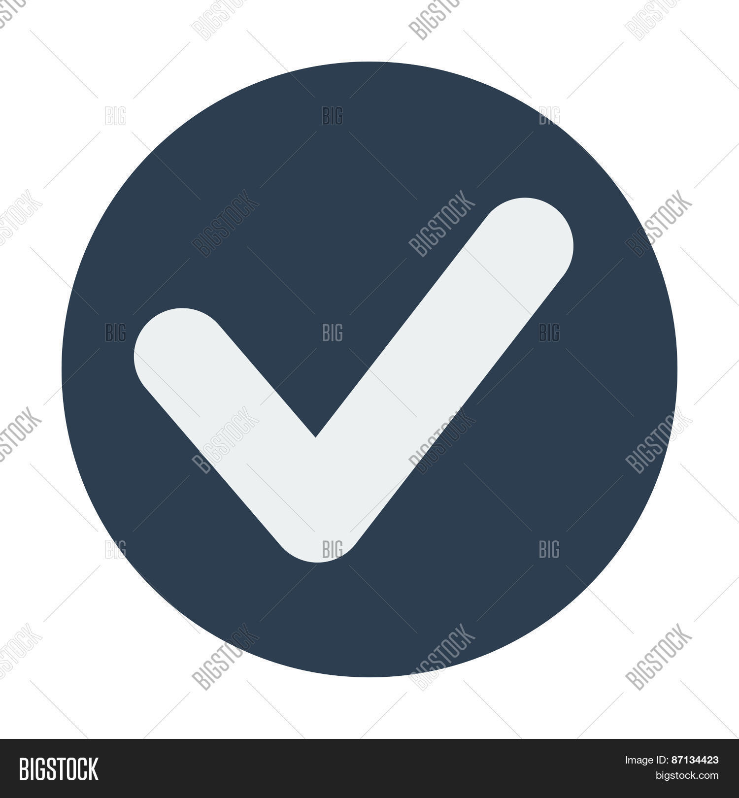 Single Check Mark Vector & Photo (Free Trial) | Bigstock