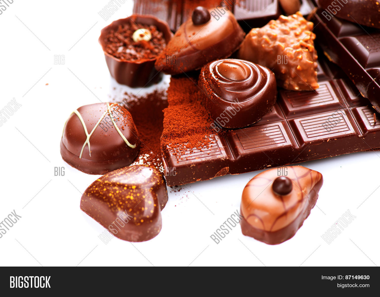 Chocolates Border Image & Photo (Free Trial) | Bigstock