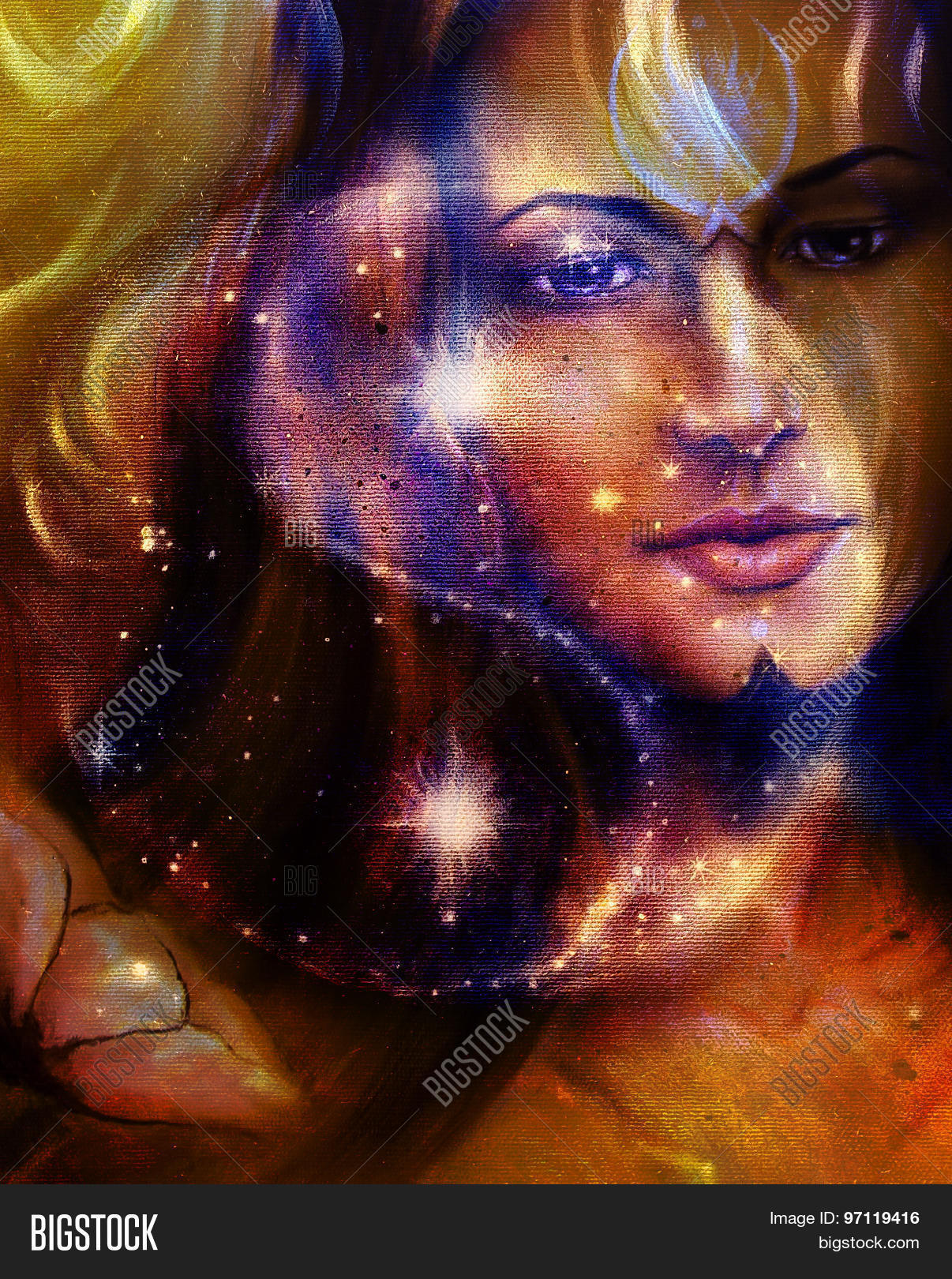 Beautiful Woman Star Image & Photo (Free Trial) | Bigstock