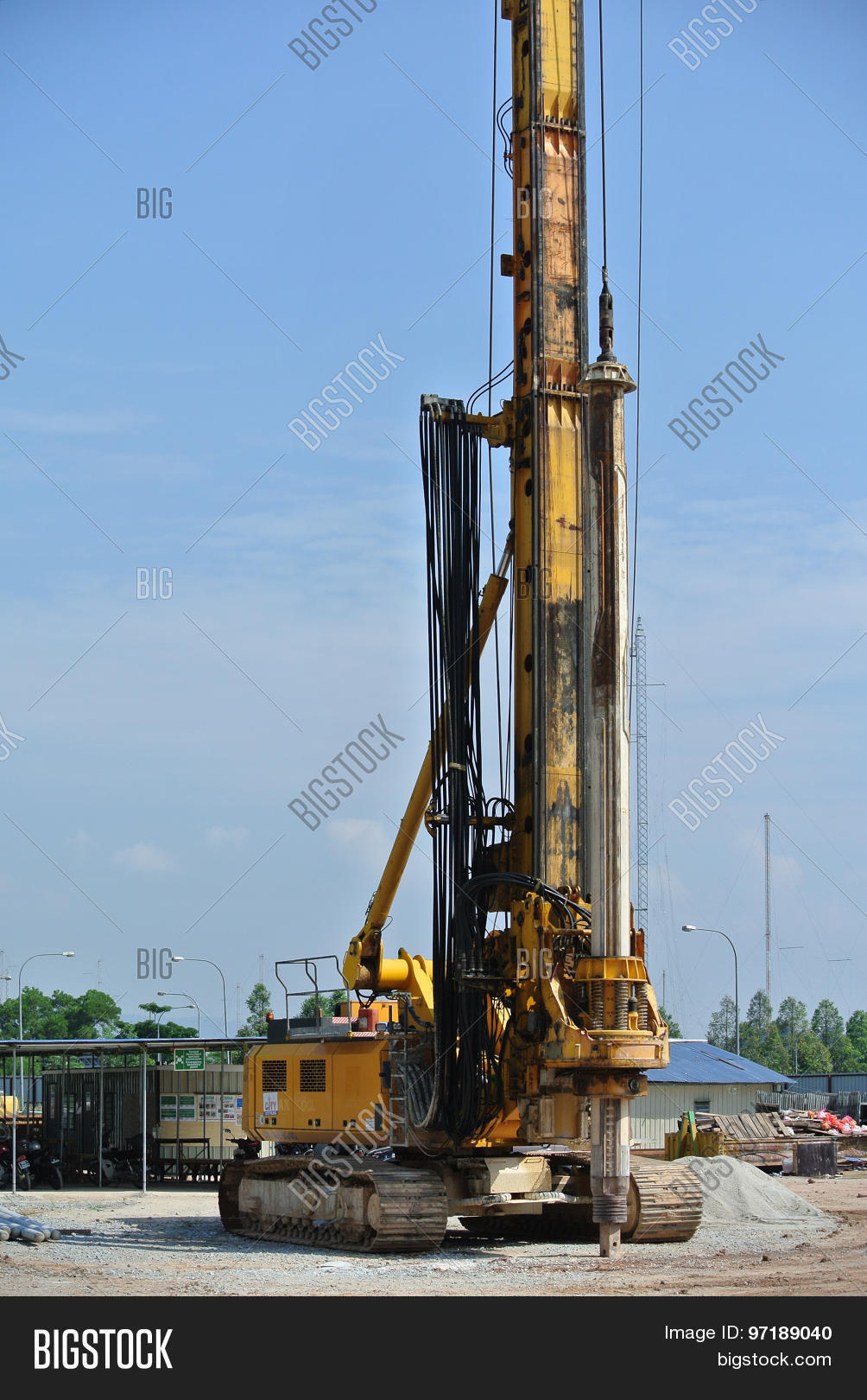 Bore Pile Rig Image & Photo (Free Trial) | Bigstock