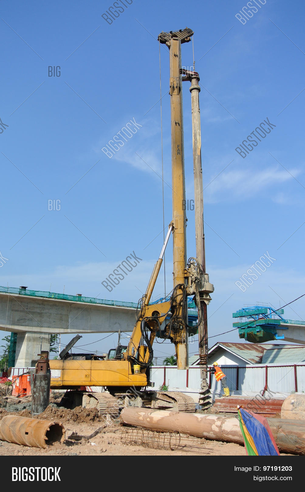 Bore Pile Rig Image & Photo (Free Trial) | Bigstock