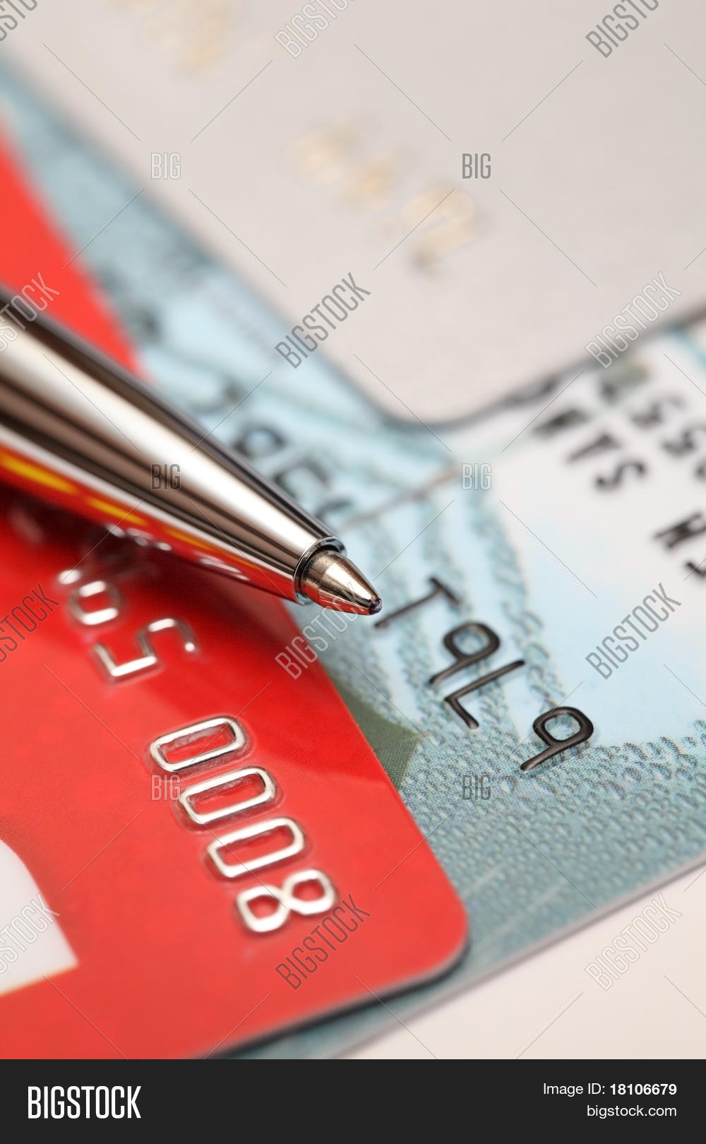 Close View On Credit Image & Photo (Free Trial) | Bigstock