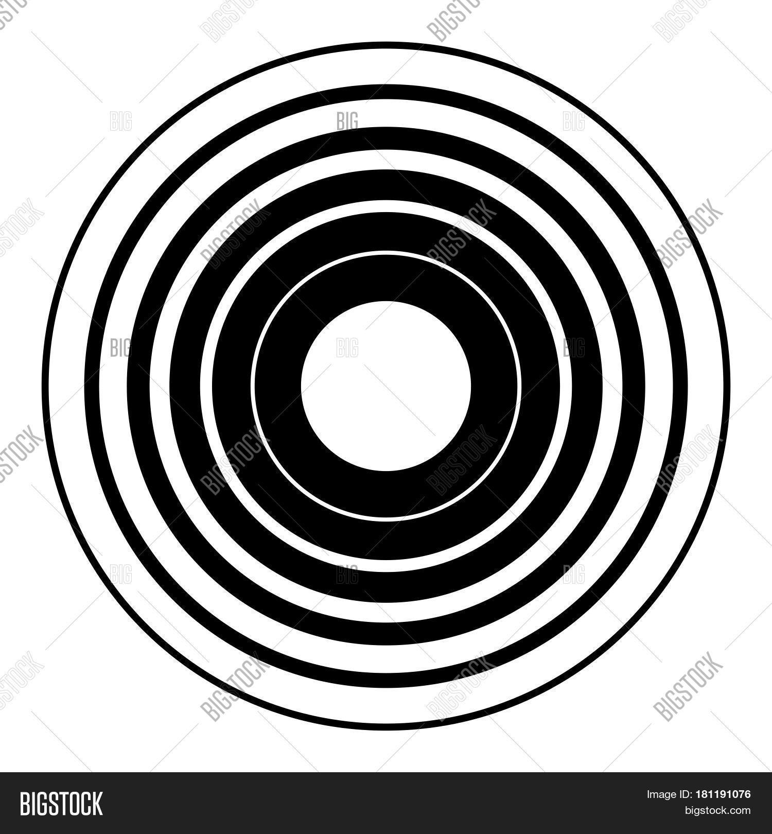 Concentric Circles Vector & Photo (Free Trial) | Bigstock