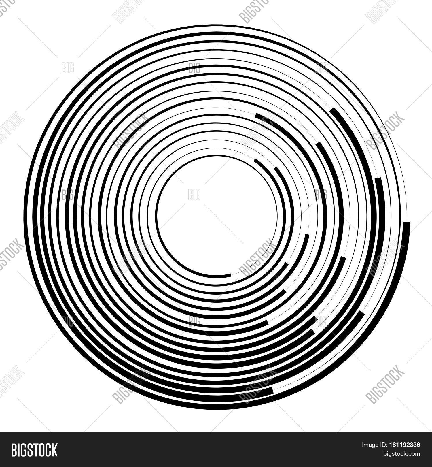 Concentric Circles Vector & Photo (Free Trial) | Bigstock