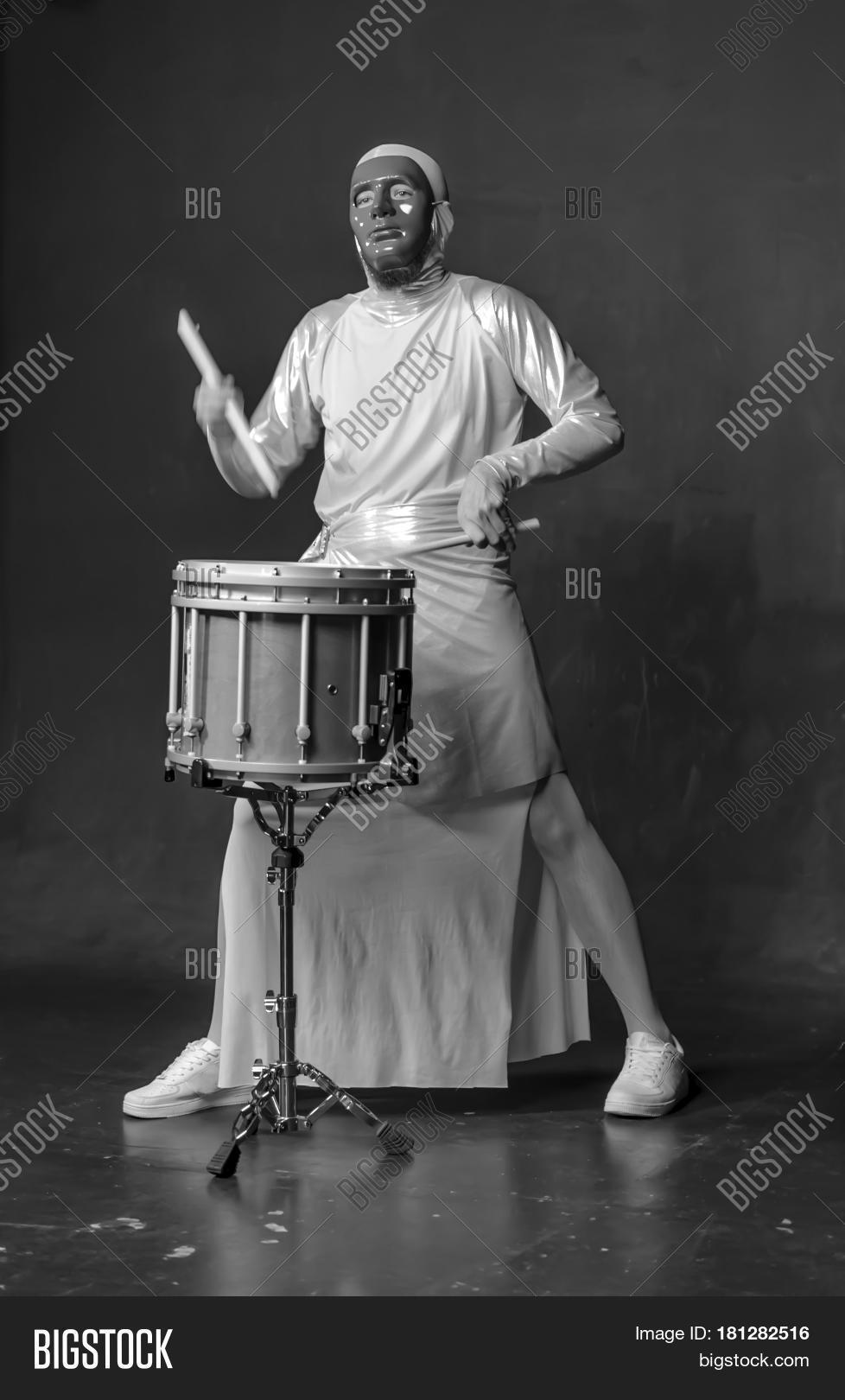 Guy Suit Marching Drum Image & Photo (Free Trial) | Bigstock