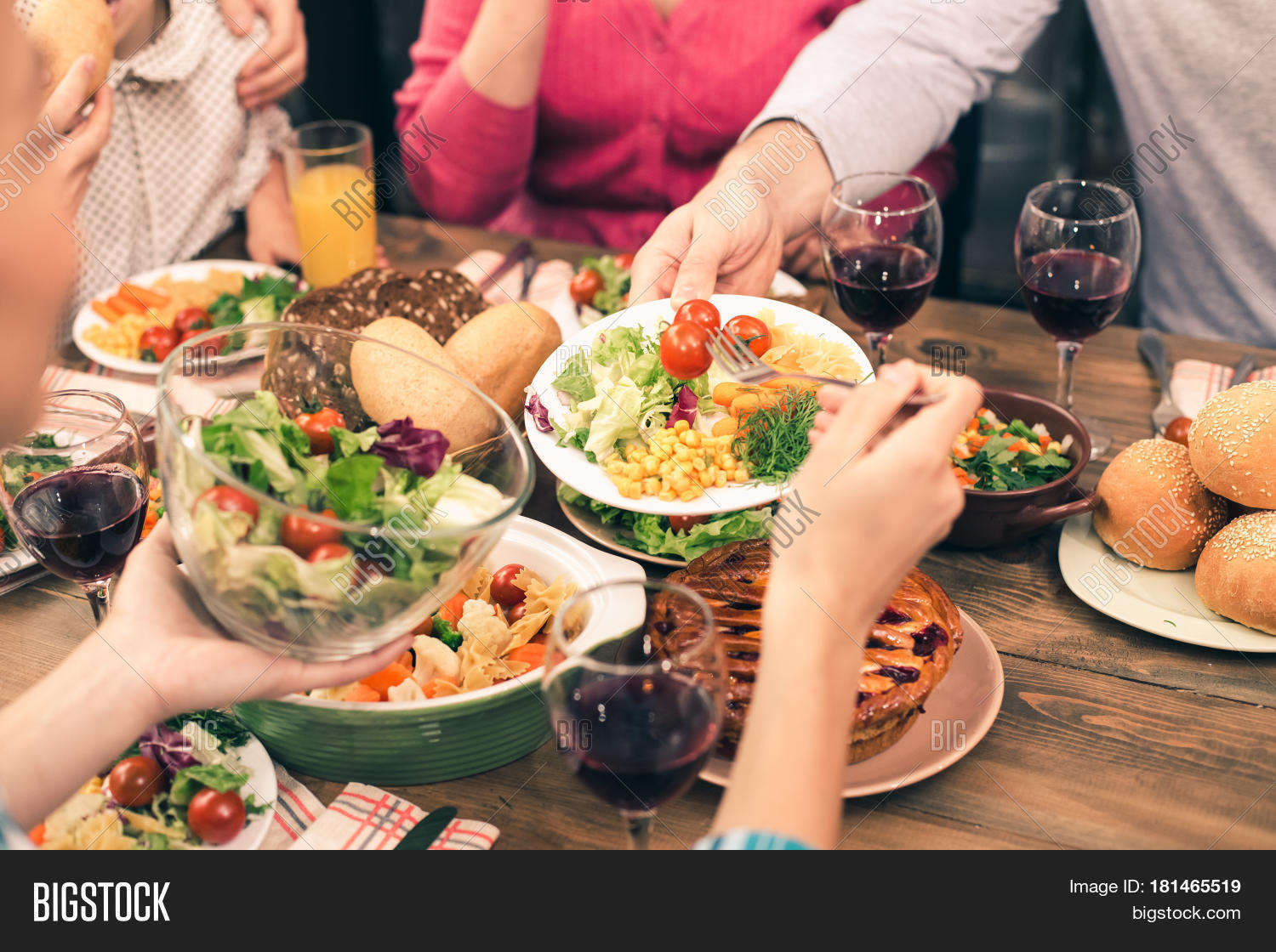 Family Dinner. Image & Photo (Free Trial) | Bigstock