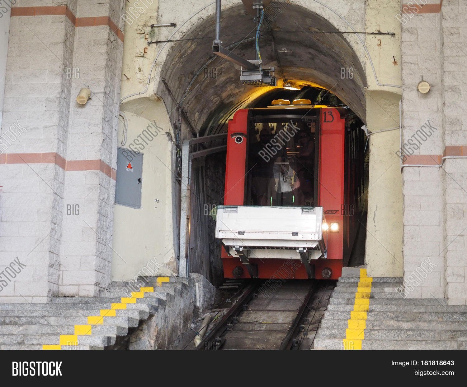 Como Brunate Funicular Image & Photo (Free Trial) | Bigstock