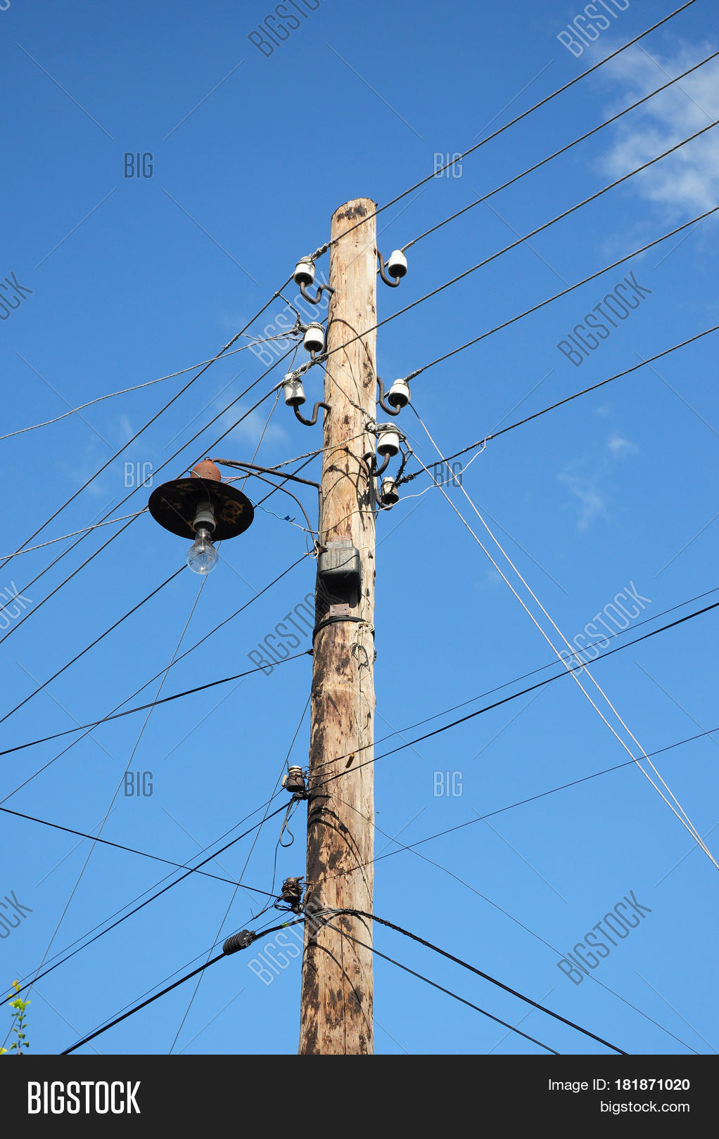 Old Wooden Electric Image & Photo (Free Trial) | Bigstock