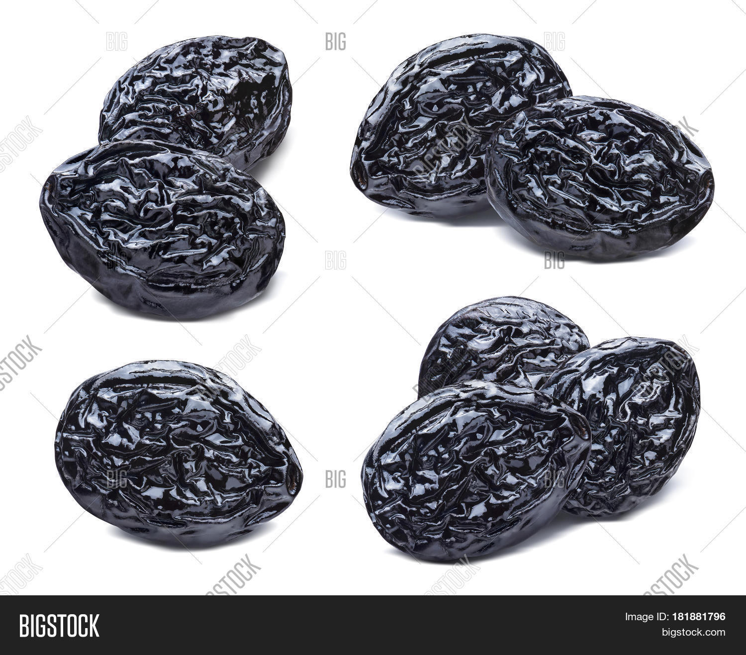 Dry Prunes Set Image & Photo (Free Trial) | Bigstock