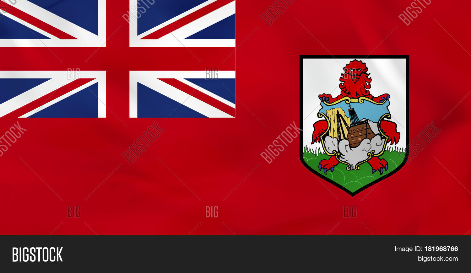 Bermuda Waving Flag. Vector & Photo (Free Trial) | Bigstock