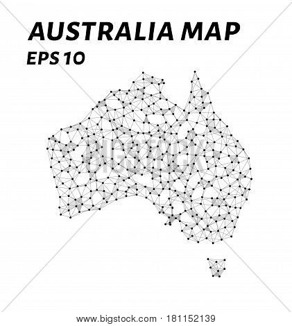 Map Australia Points Vector & Photo (Free Trial) | Bigstock