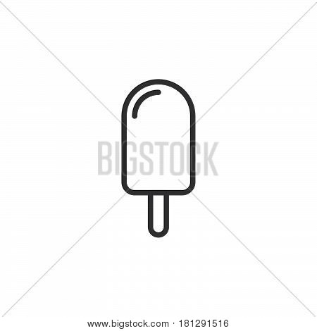 Ice Lolly Line Icon Vector & Photo (Free Trial) | Bigstock