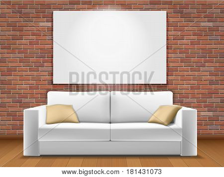 Modern White Sofa Vector & Photo (Free Trial) | Bigstock