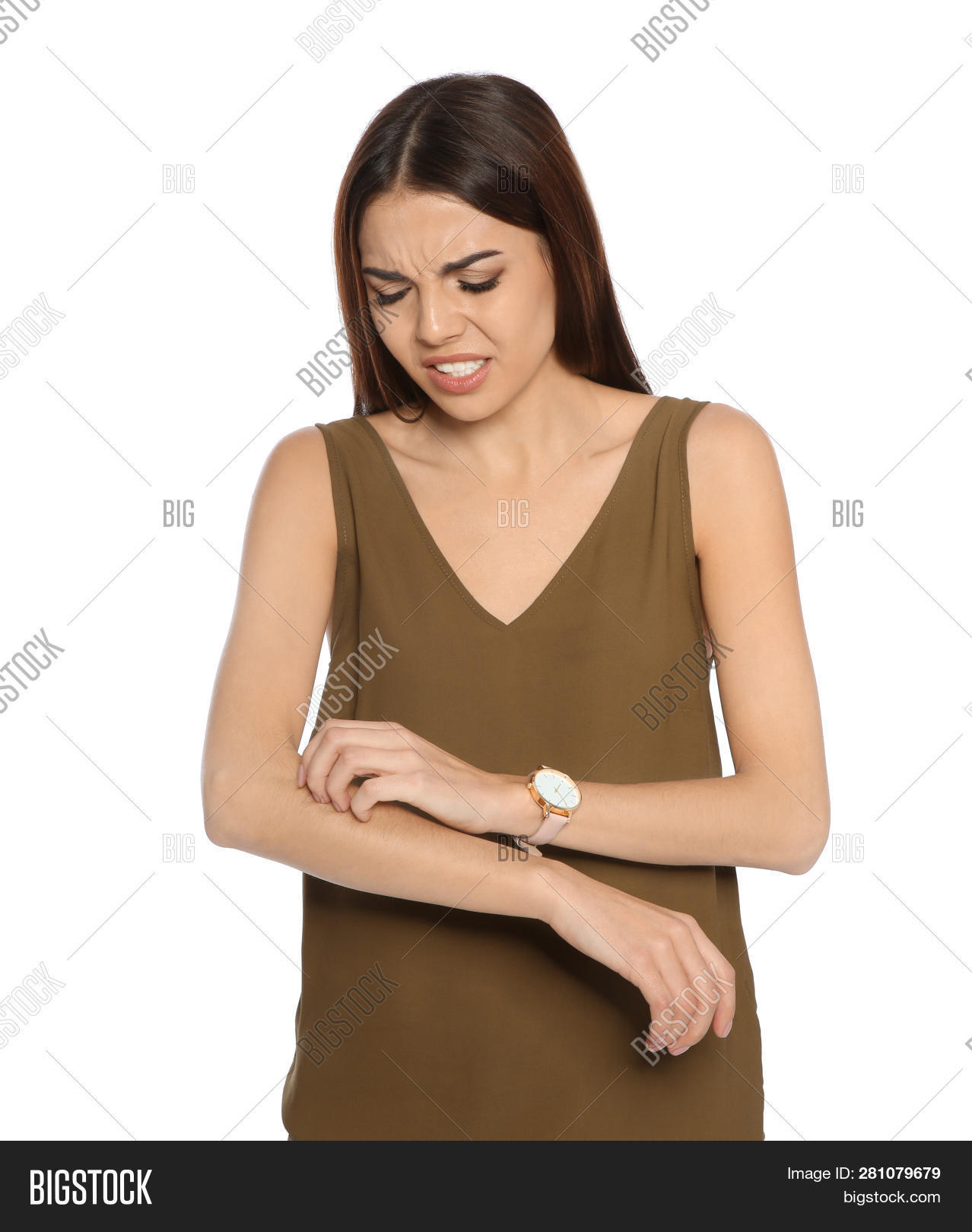 Young Woman Scratching Image & Photo (Free Trial) | Bigstock