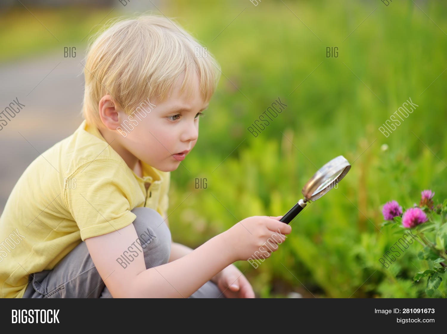 Charming Kid Exploring Image & Photo (Free Trial) | Bigstock