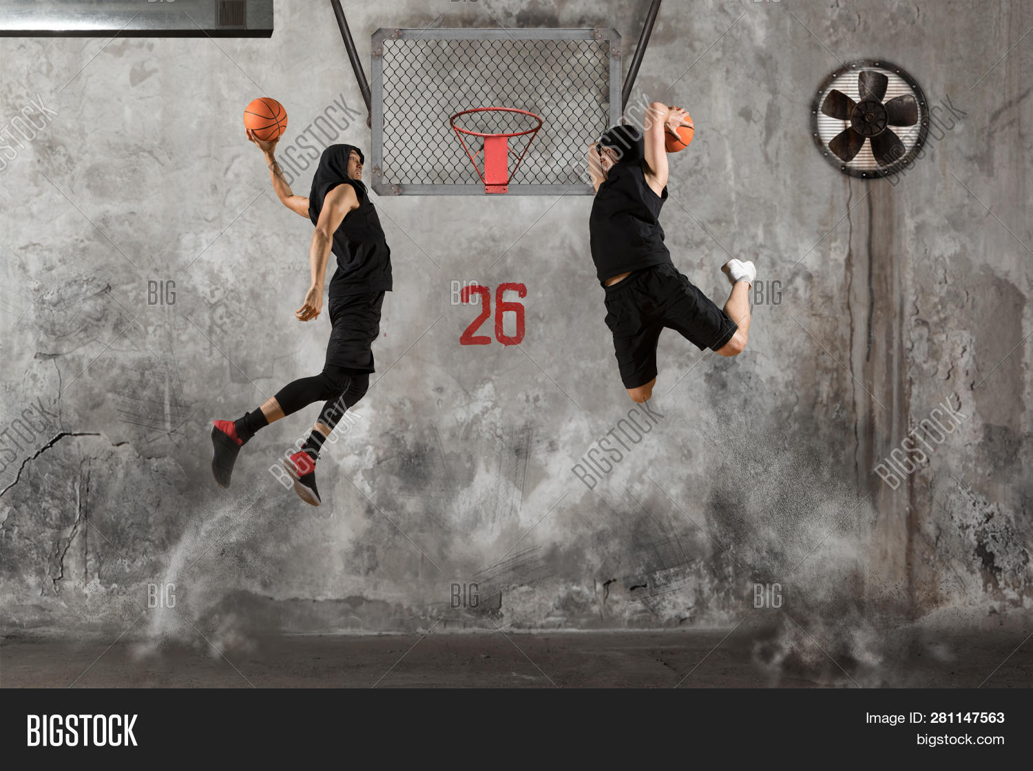 Street Basketball Players