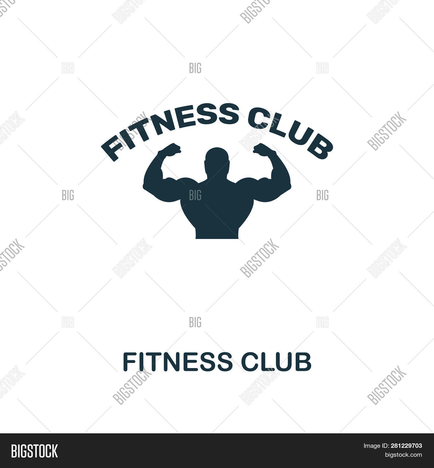 Fitness Club Icon. Image & Photo (Free Trial) | Bigstock