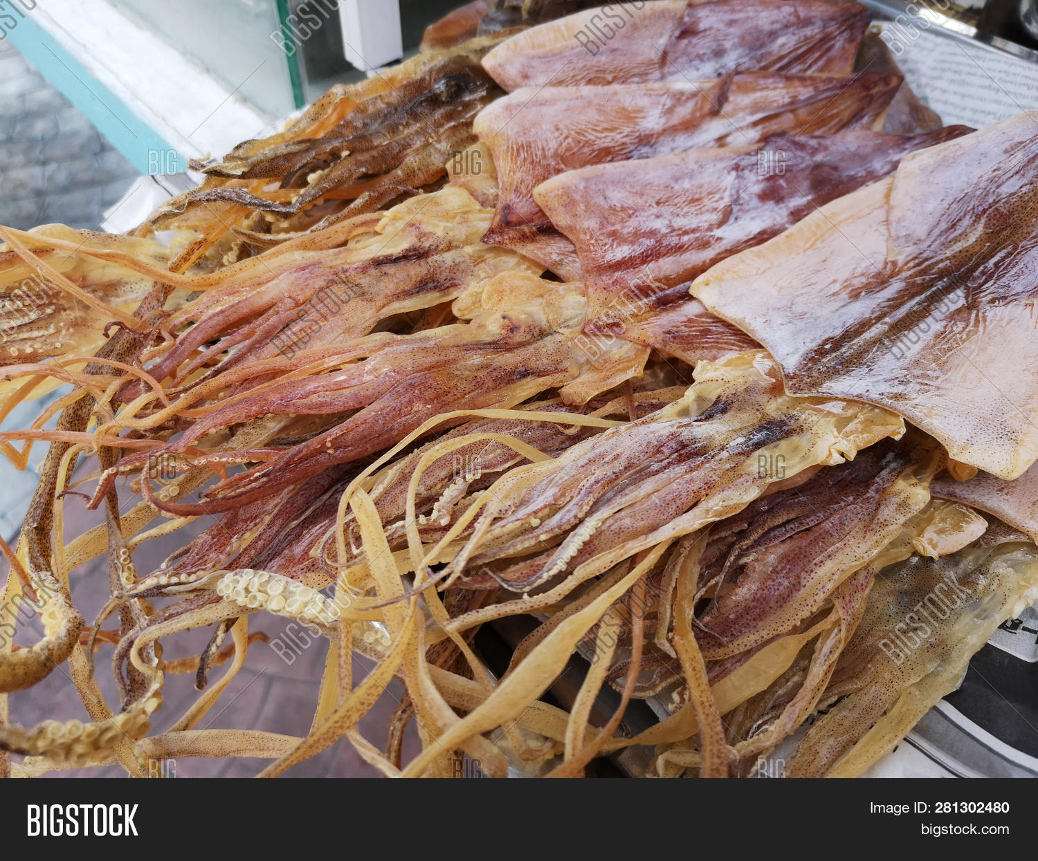Close Dried Squid Thai Image & Photo (Free Trial) | Bigstock