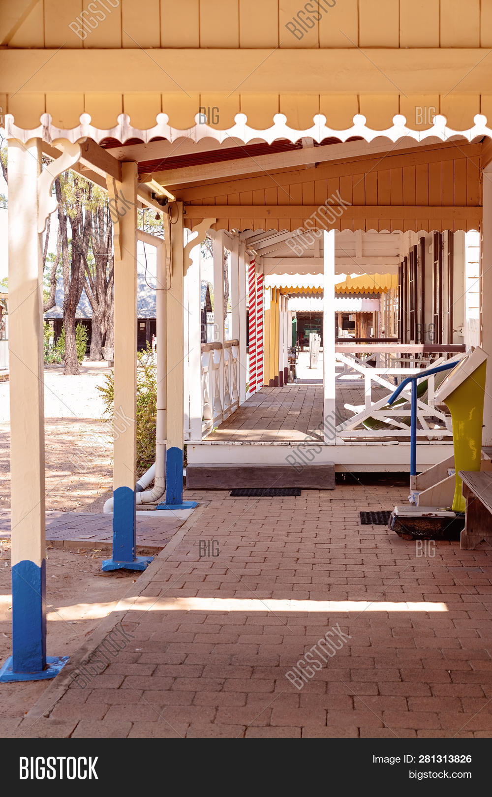 Verandahs Store Fronts Image & Photo (Free Trial) | Bigstock
