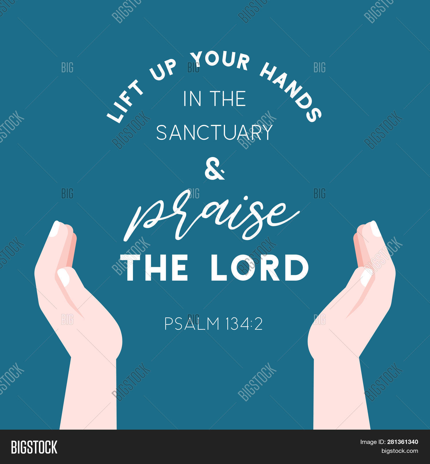 Biblical Verse Psalm Vector & Photo (Free Trial) | Bigstock