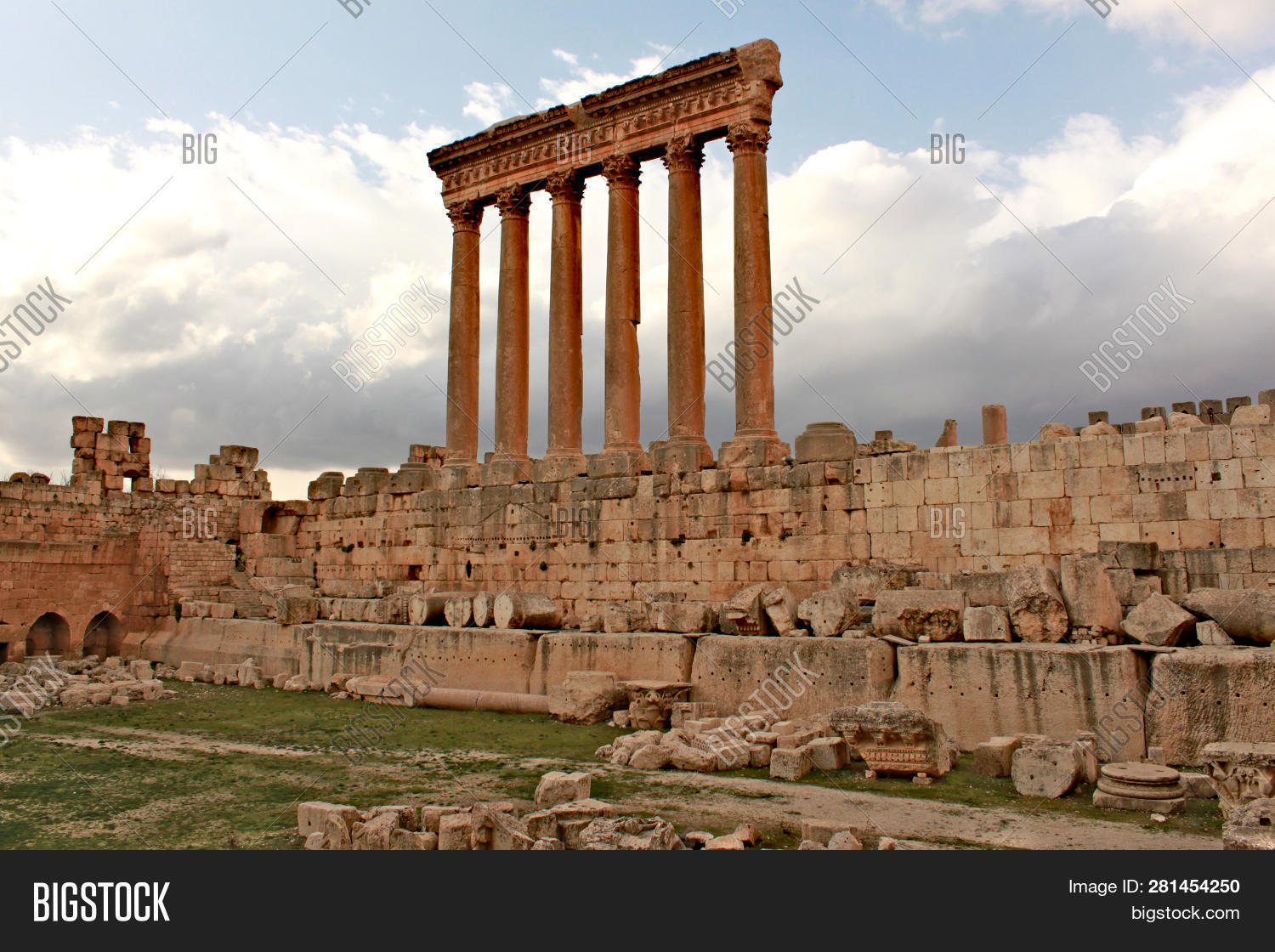 Baalbek - Ruins Temple Image & Photo (Free Trial) | Bigstock
