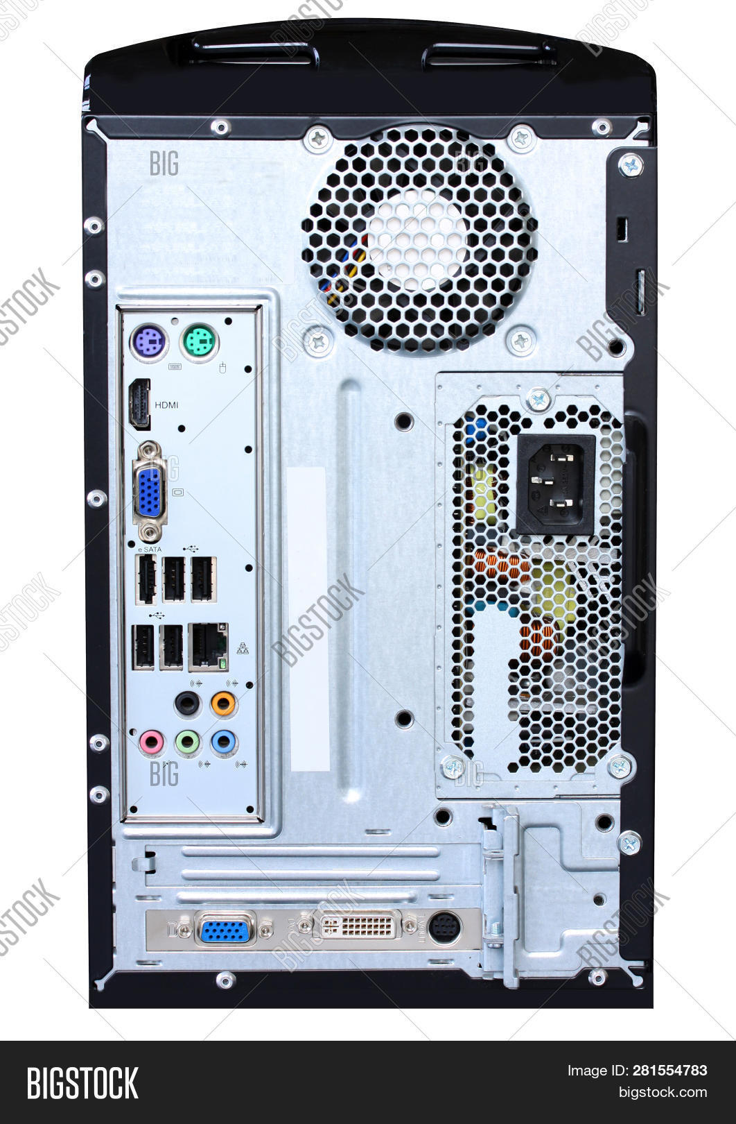 Computer Cpu Back Image & Photo (Free Trial) | Bigstock