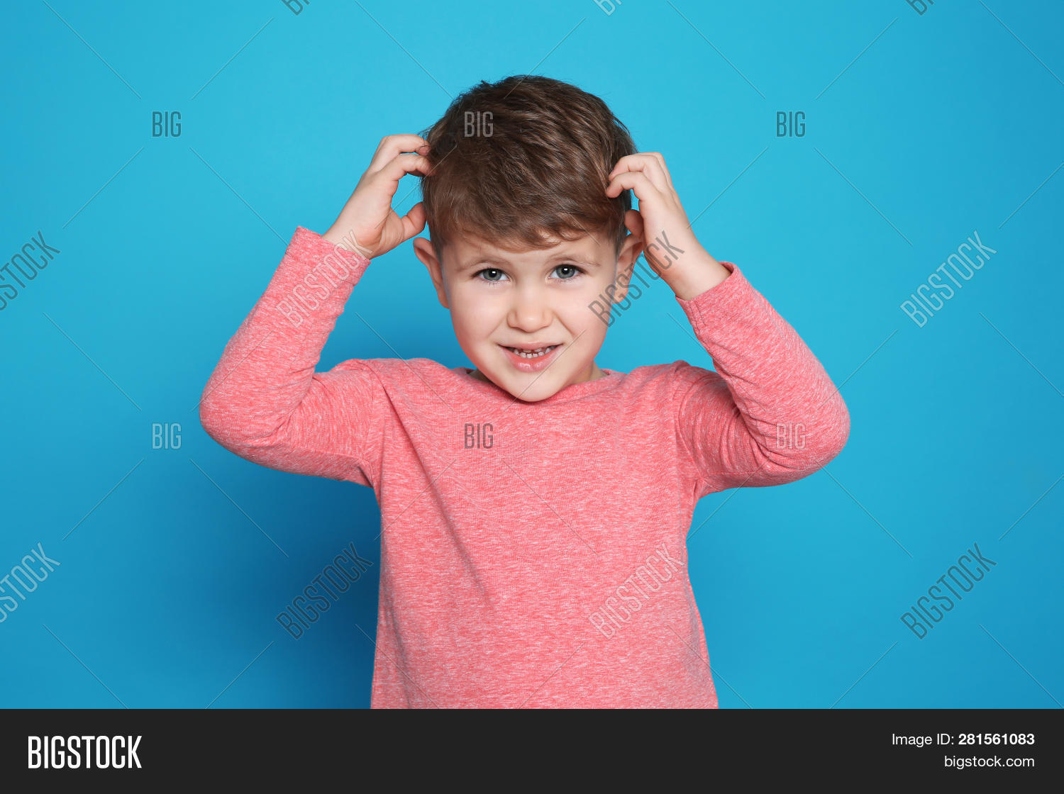 Little Boy Scratching Image & Photo (Free Trial) | Bigstock