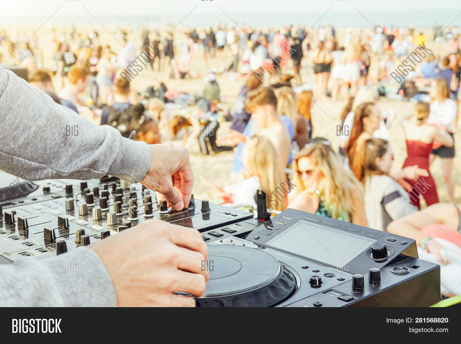 Close Dj's Hand Image & Photo (Free Trial) | Bigstock
