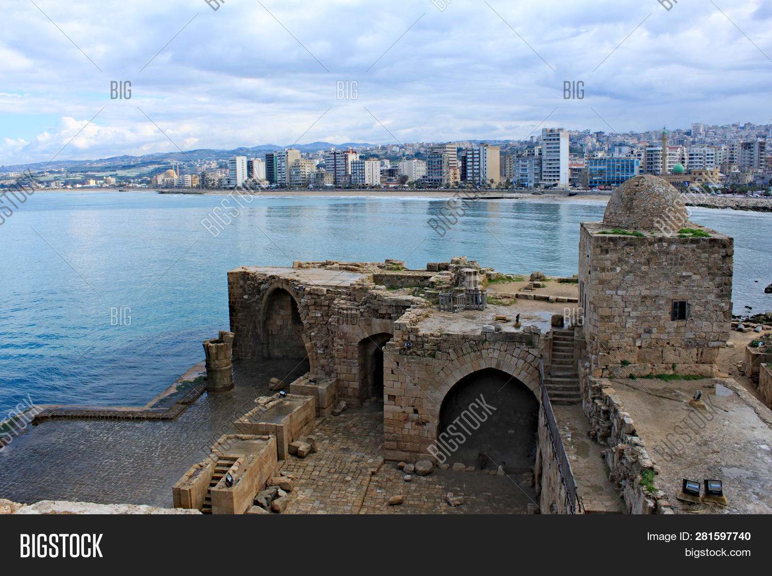 Sidon Castle City Image & Photo (Free Trial) | Bigstock