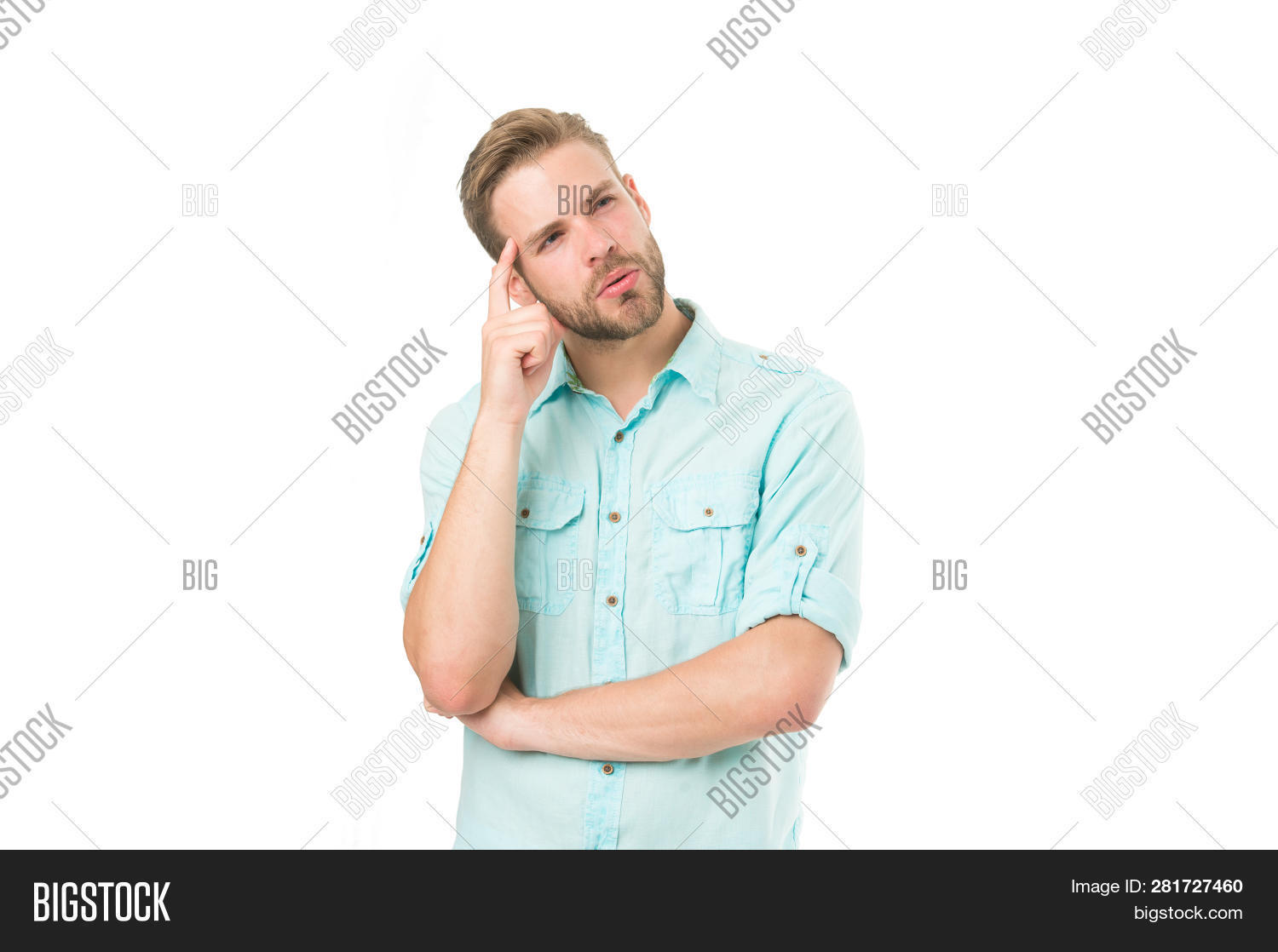 Think Solve. Man Image & Photo (Free Trial) | Bigstock