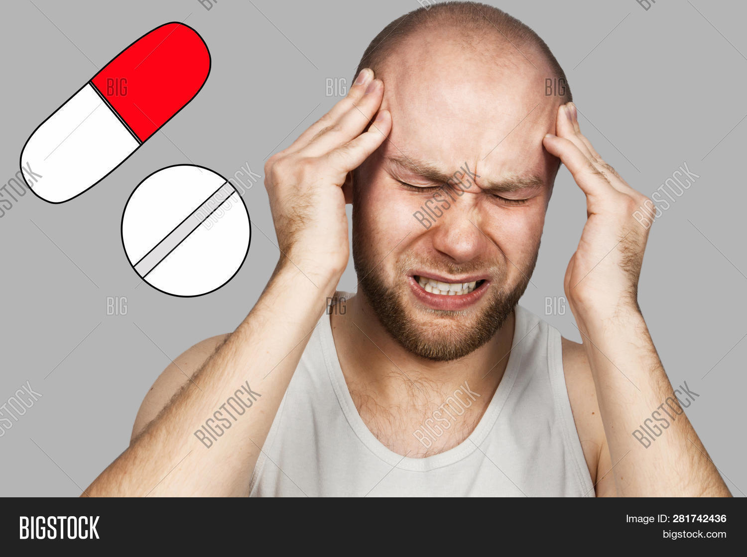 Man Taking Antibiotic Image & Photo (Free Trial) | Bigstock