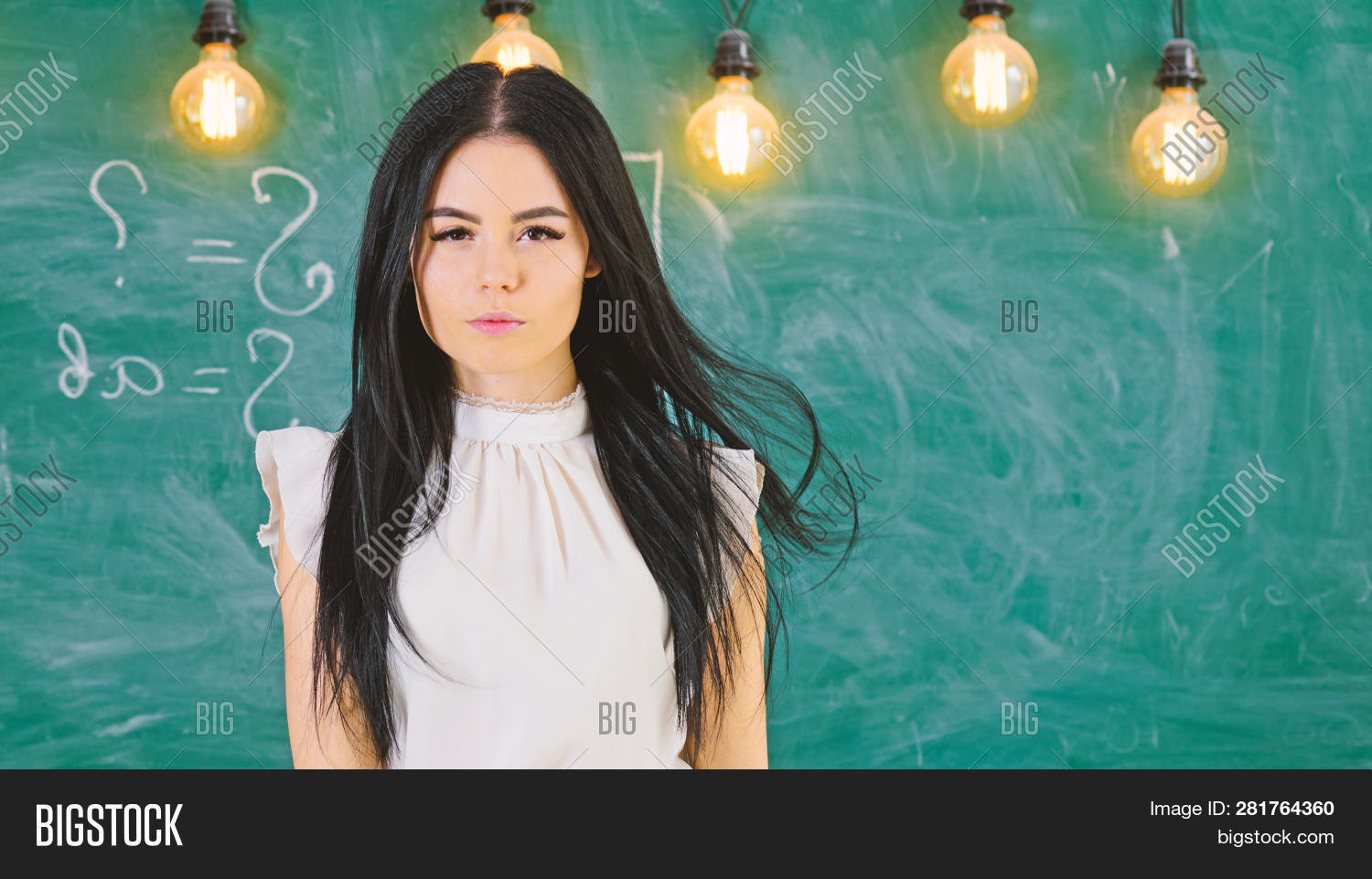 Lady Teacher On Calm Image & Photo (Free Trial) | Bigstock