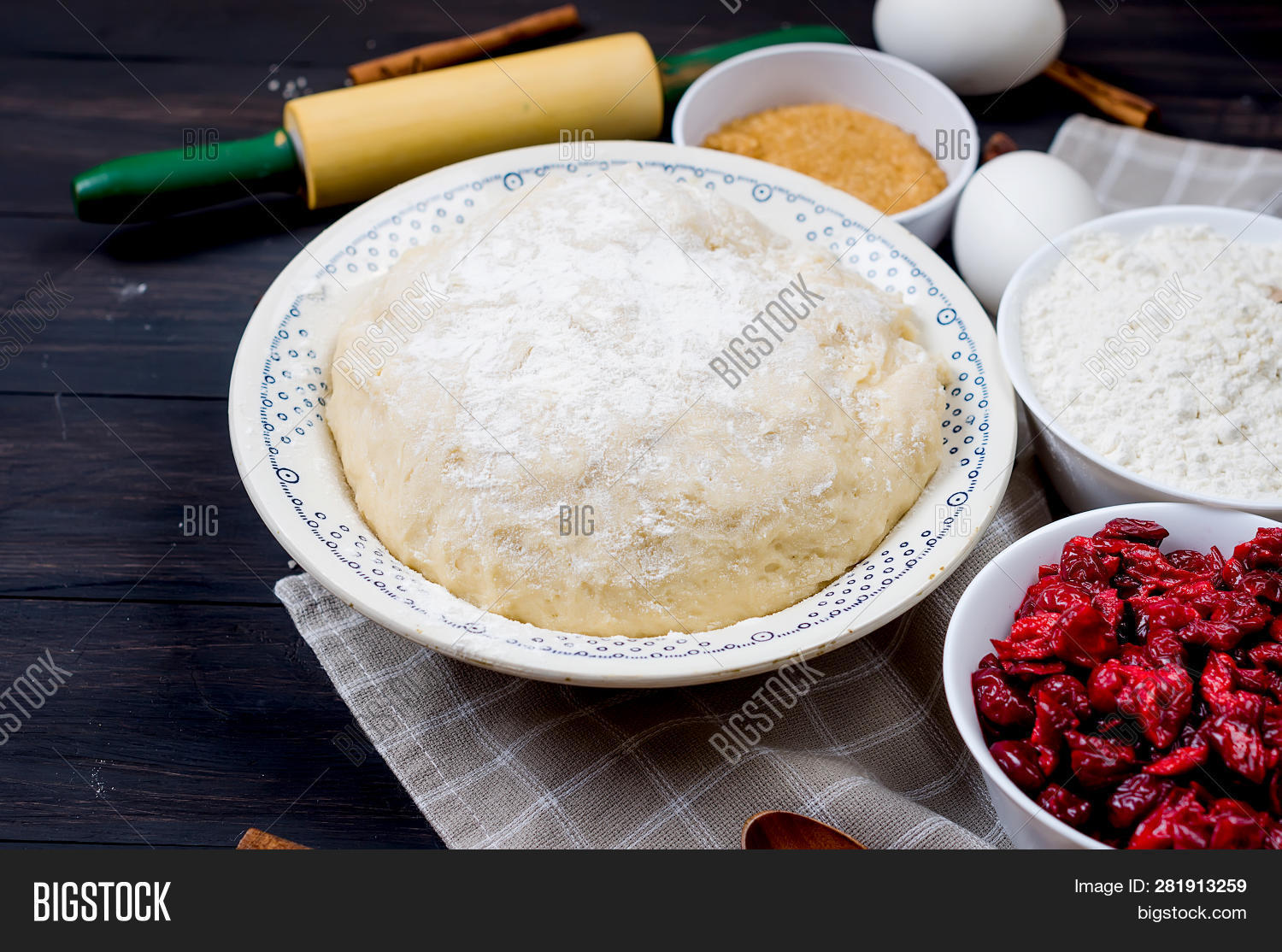 Raw Dough Bowl Image & Photo (Free Trial) | Bigstock