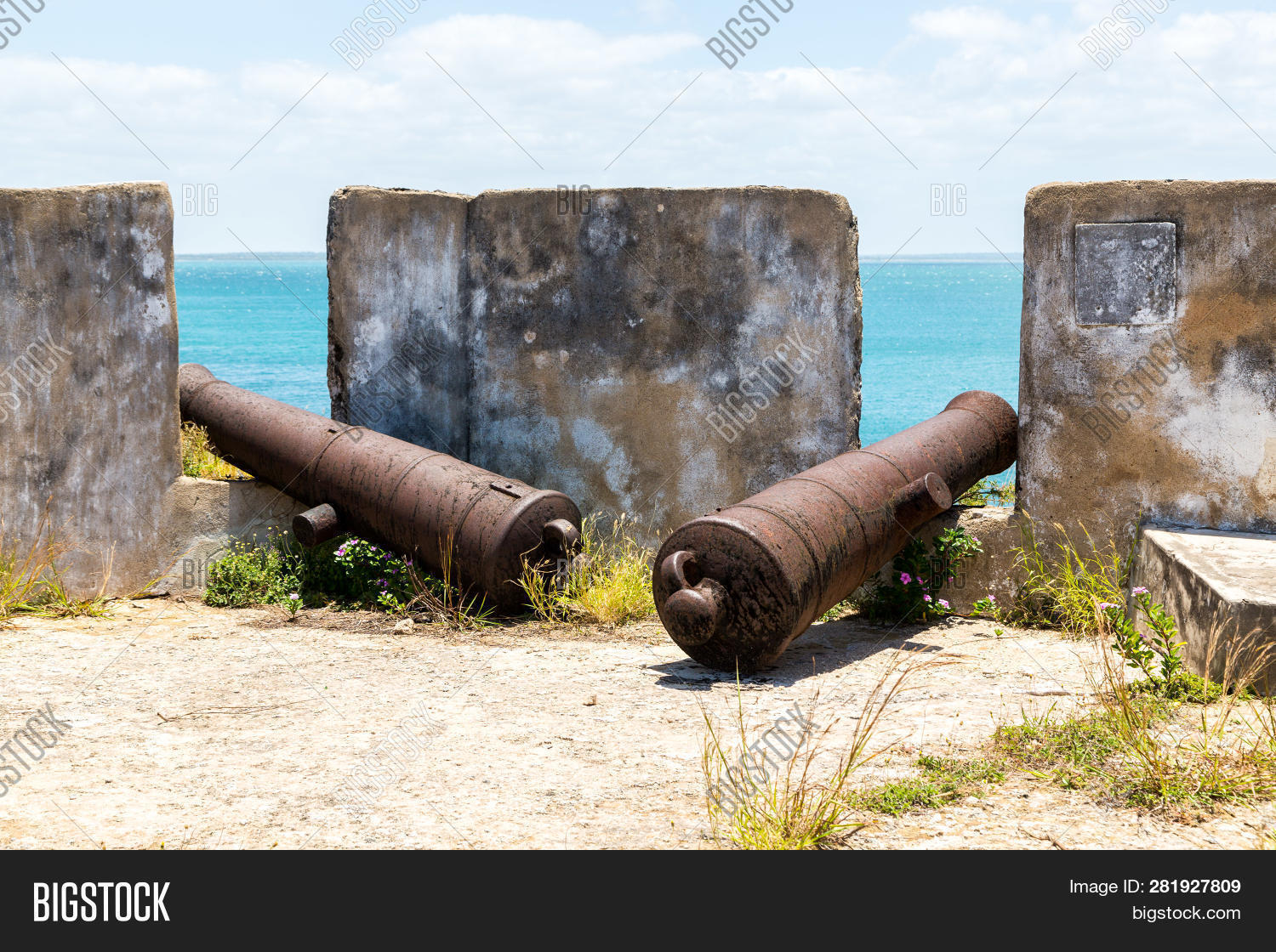 Two Old Cannons Fort Image & Photo (Free Trial) | Bigstock