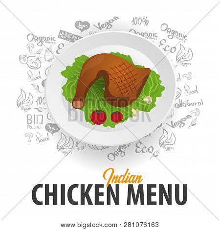 Indian Chicken Menu. Vector & Photo (Free Trial) | Bigstock